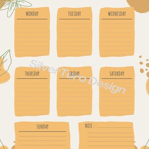Modern Digital Lesson Plan Template, Printable Weekly, Daily Planners ...