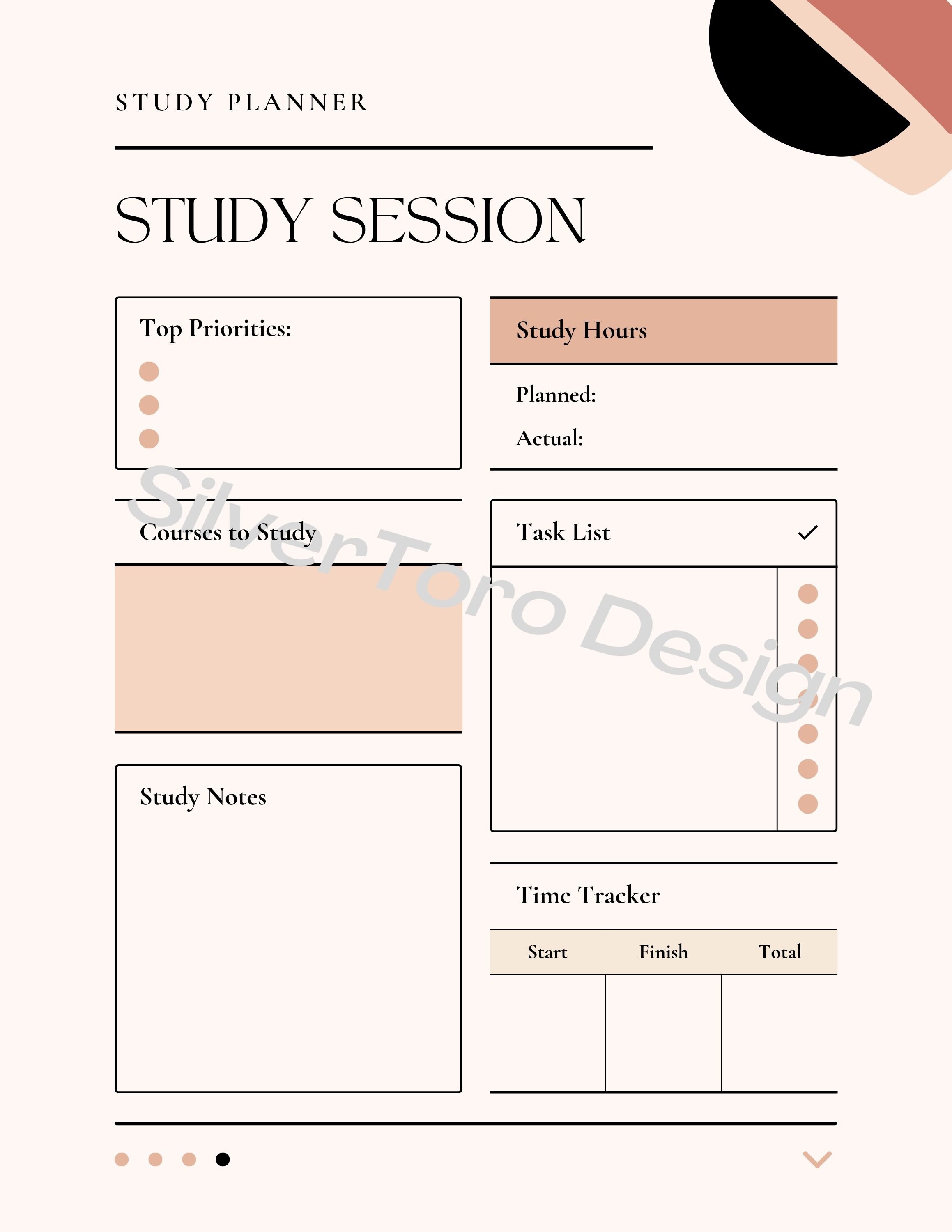 Modern Digital Lesson Plan Template, Printable Weekly, Daily Planners ...