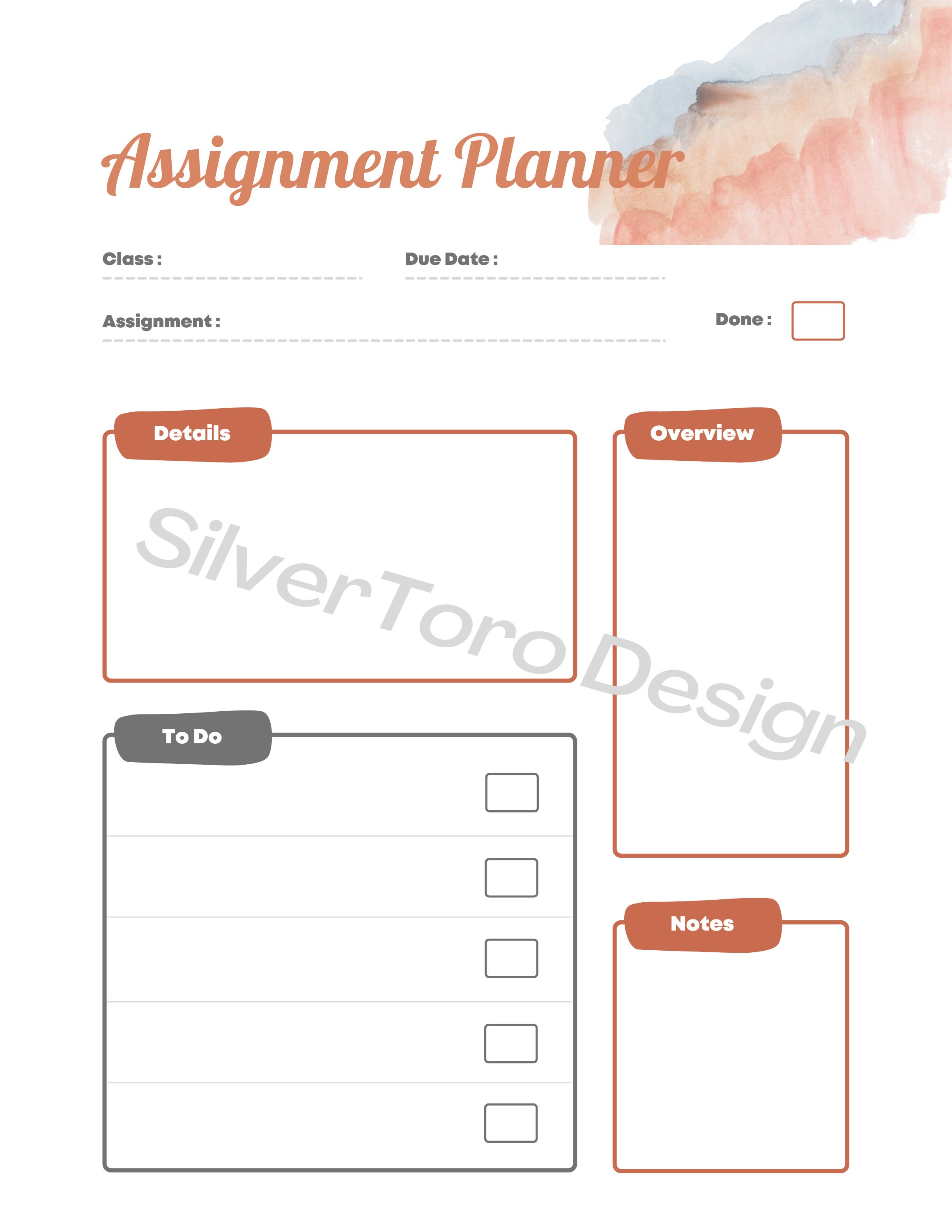Digital Lesson Plan Template, Printable Lesson Plan, Weekly, Daily ...