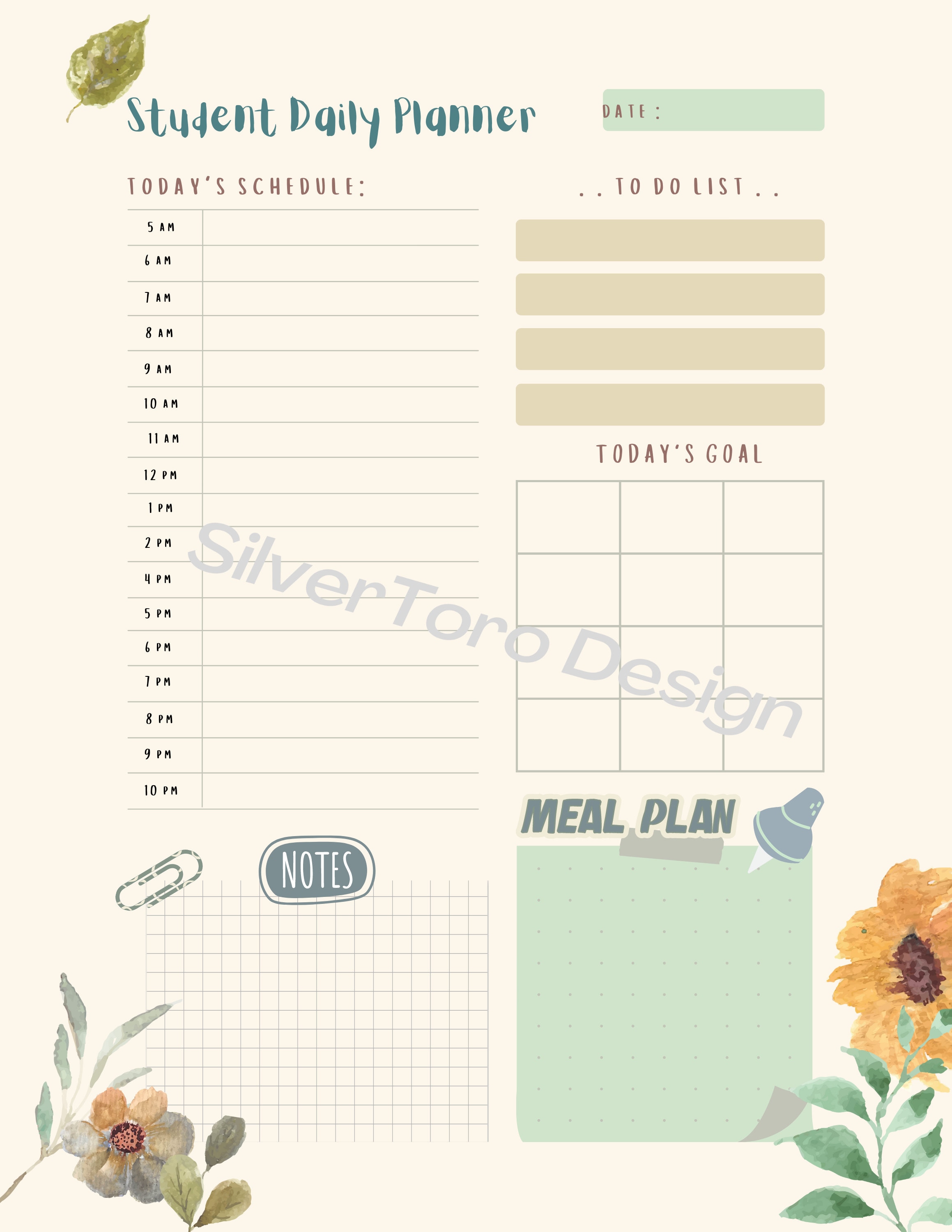 Digital Lesson Plan Template, Printable Lesson Plan, Weekly, Daily ...