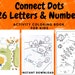 Dot to Dot Exercise Book Letter & Number for Toddler | 34 PAGES ...