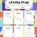 Digital Lesson Plan Template, Printable Lesson Plan, Weekly, Daily ...