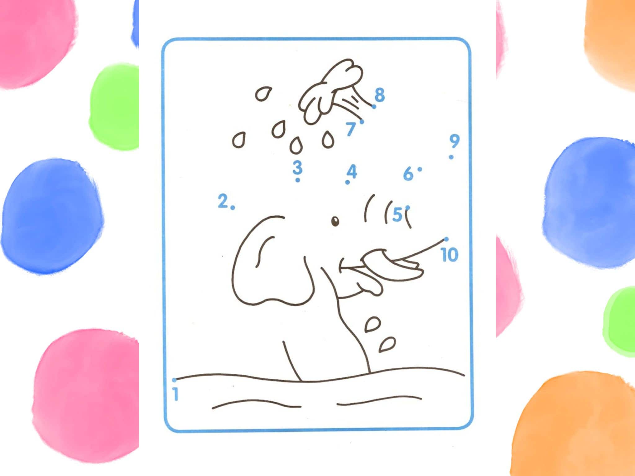 Dot to Dot Exercise Book Number 1-10 for Toddler | 34 PAGES | Printable ...