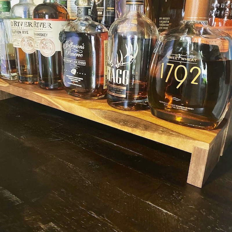 Tiered Bar Shelf - Etsy