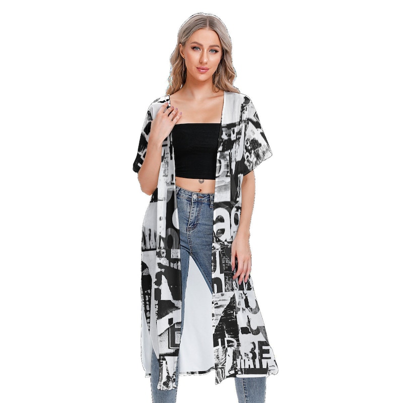 Newspaper Print Dress Women - Etsy