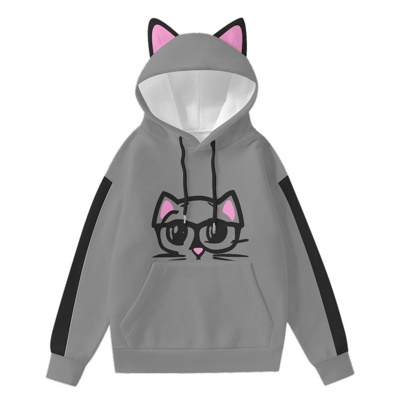Cat Ear Hoodie - Etsy