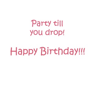 Funny Birthday Card - Party Till You Drop Pug - 5x7 - Etsy