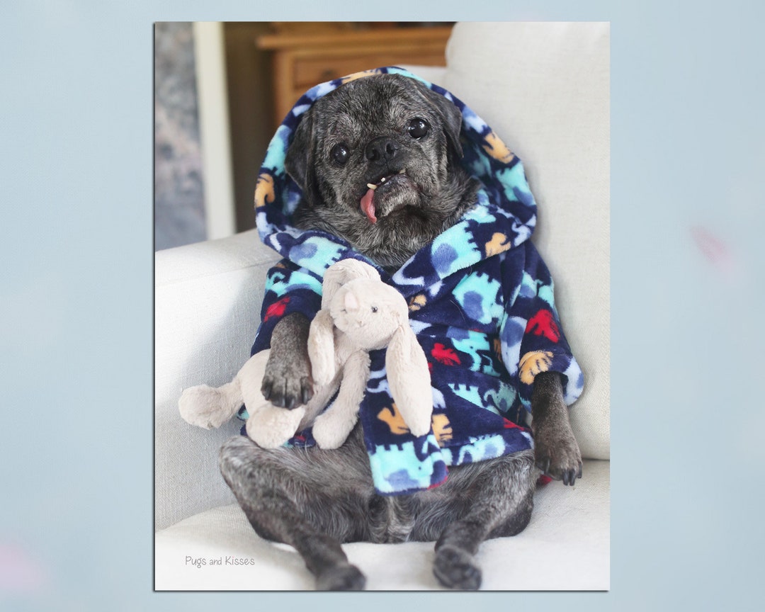 Pug Wall Art Best Friends Forever Pug Print Pug Gift by Pugs and Kisses ...