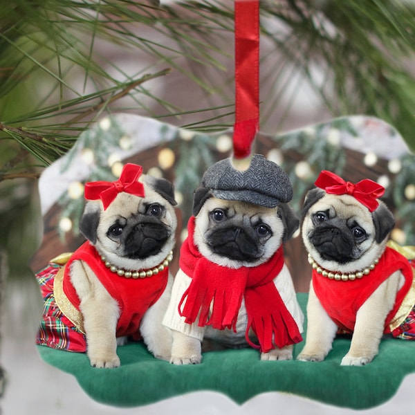 Pug Ornament - Etsy