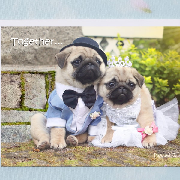 Pug Wedding - Etsy
