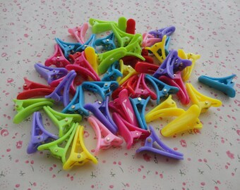 Plastic hair clips | Etsy