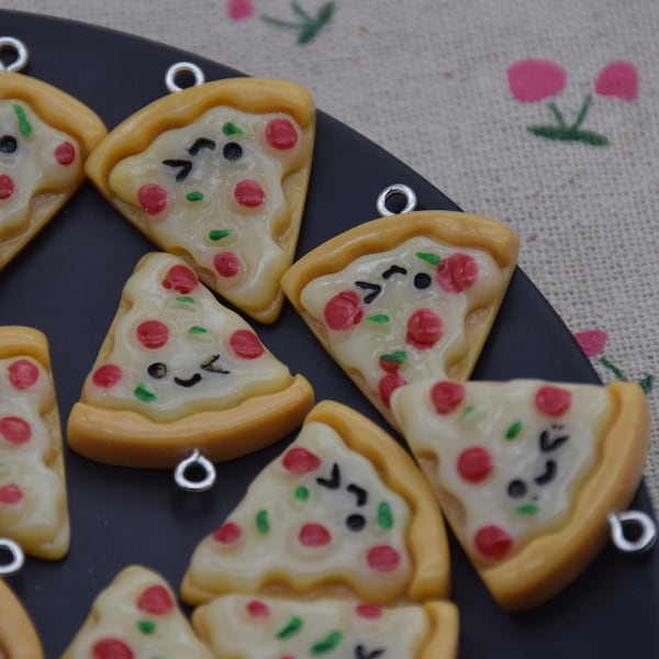 Pizza Charm - Etsy
