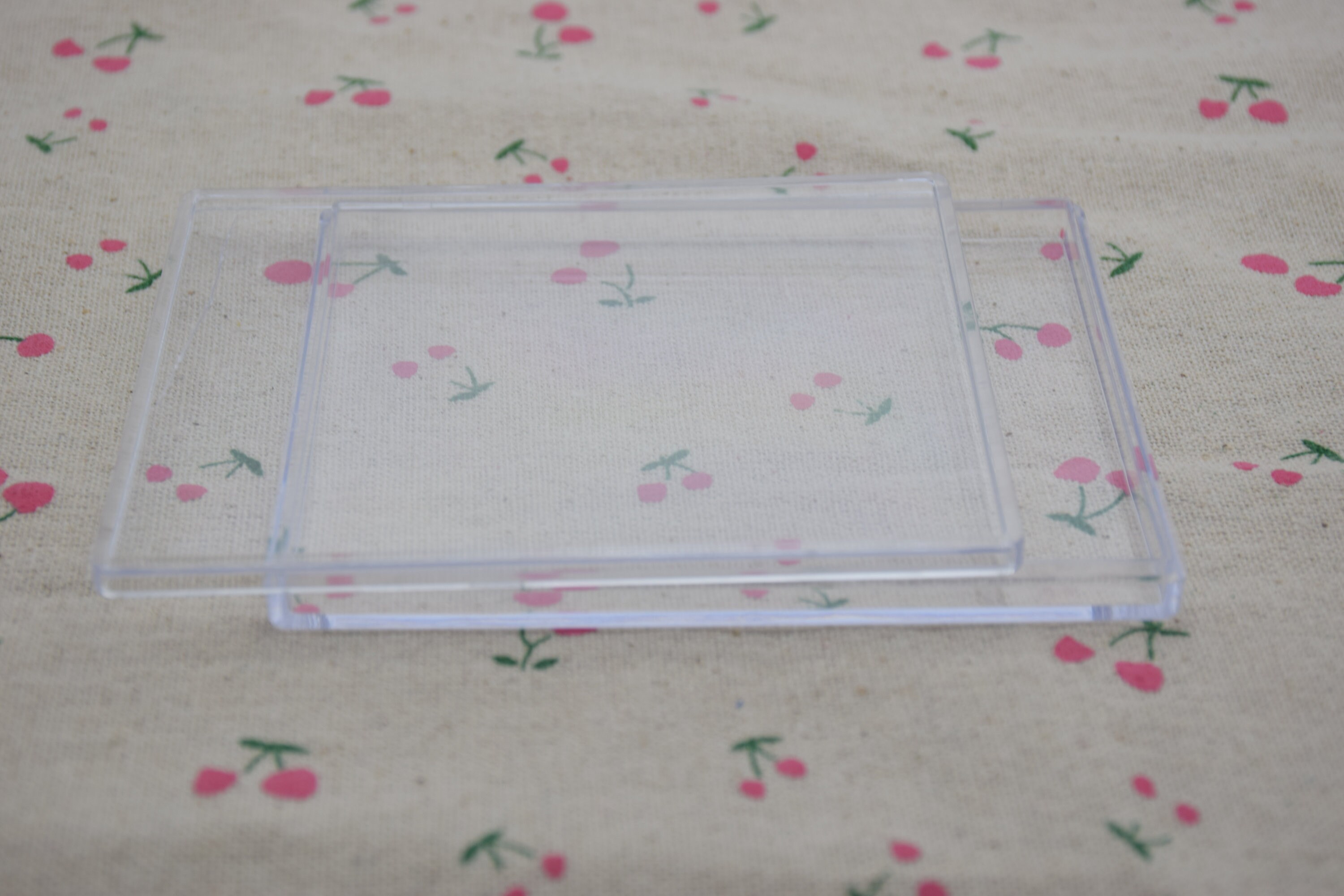 2 rectangle clear plastic boxtransparent acrylic box with | Etsy