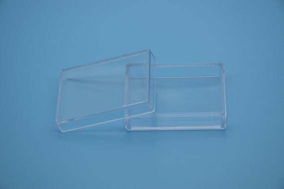 6 Rectangle Clear Plastic Boxtransparent Acrylic Box With - Etsy
