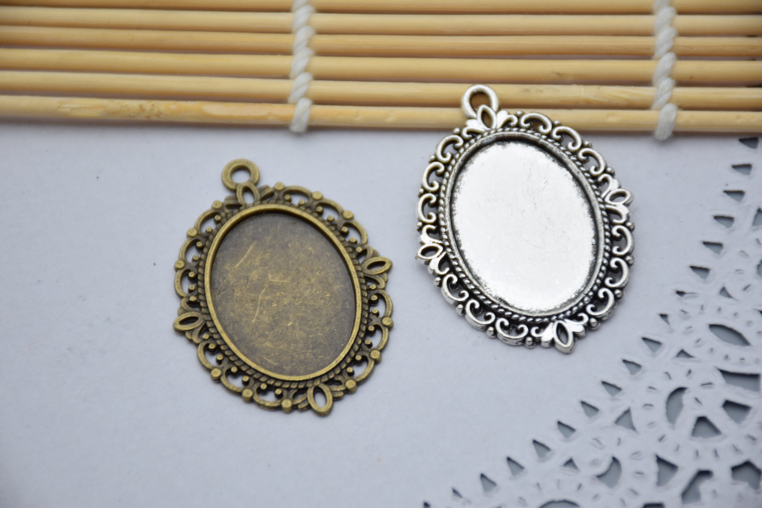 Glass Bezels for Jewelry Making - Etsy