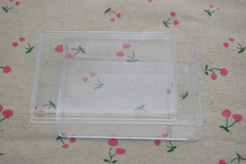 4 Rectangle Clear Plastic Box,transparent Ps Box With Lid,clear Box ...