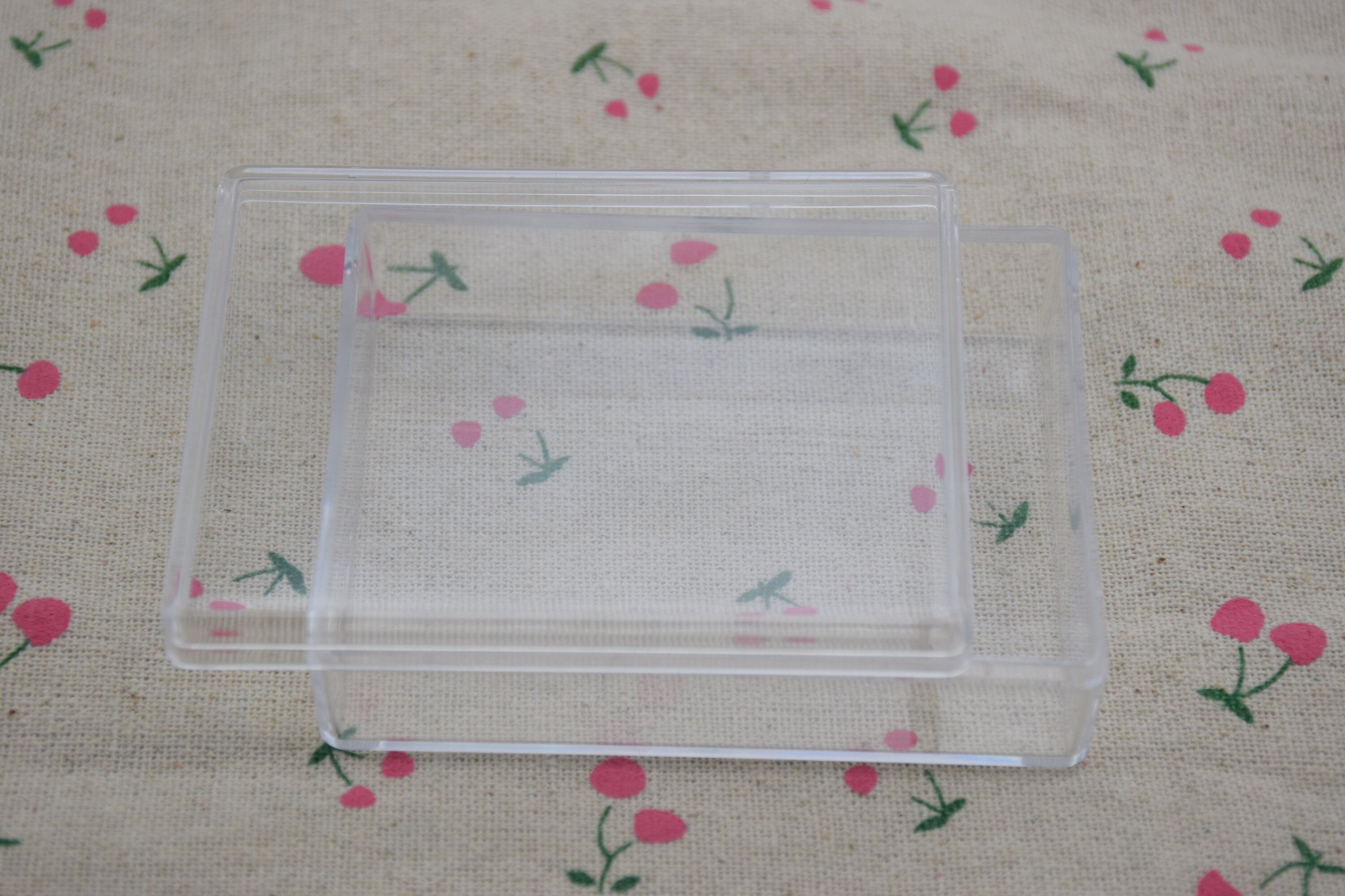 4 Rectangle Clear Plastic Boxtransparent Acrylic Box With - Etsy