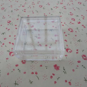 10 Square Clear Plastic Box,transparent Ps Box With Lid,clear Box ...