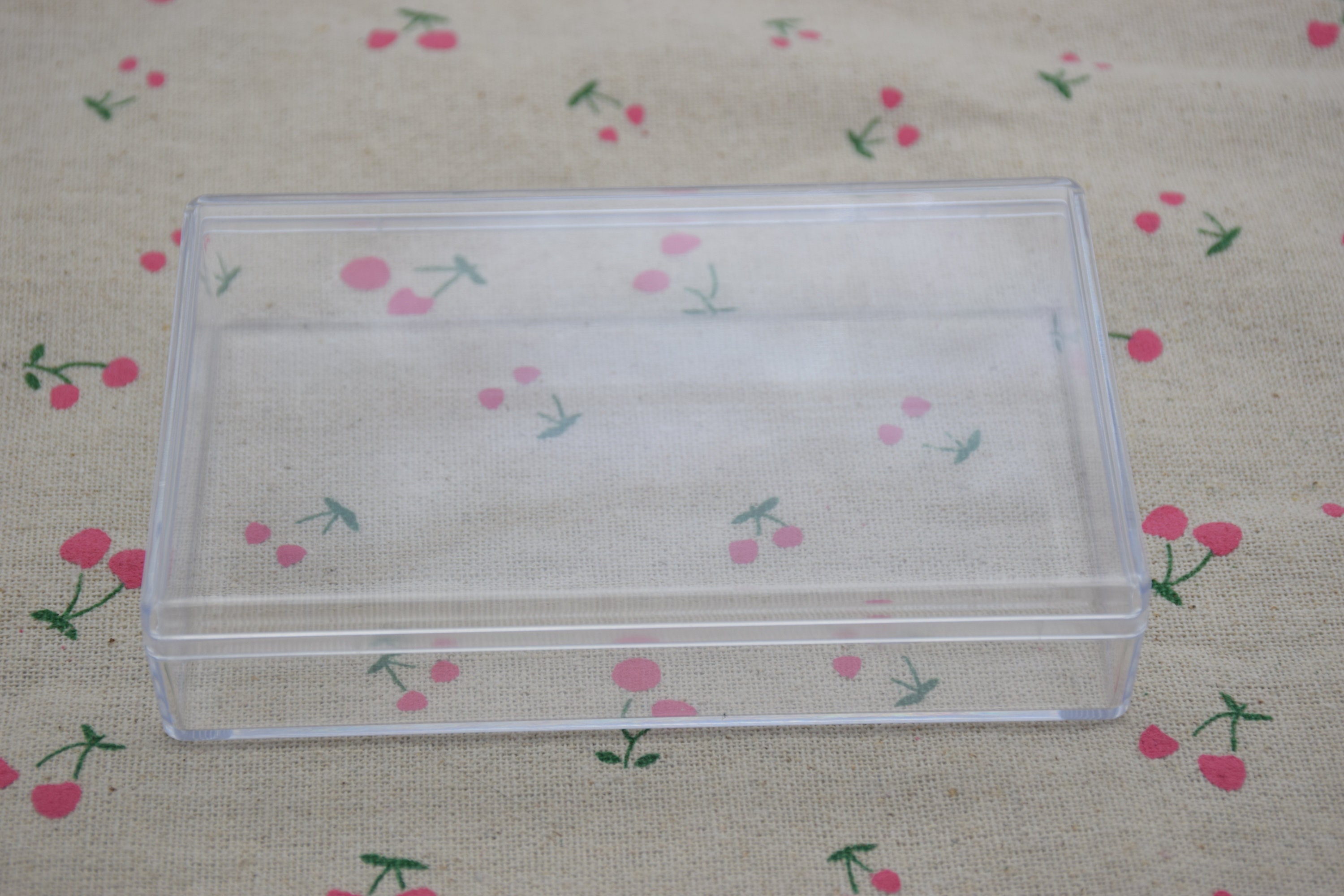 2 Rectangle Clear Plastic Boxtransparent Acrylic Box With | Etsy