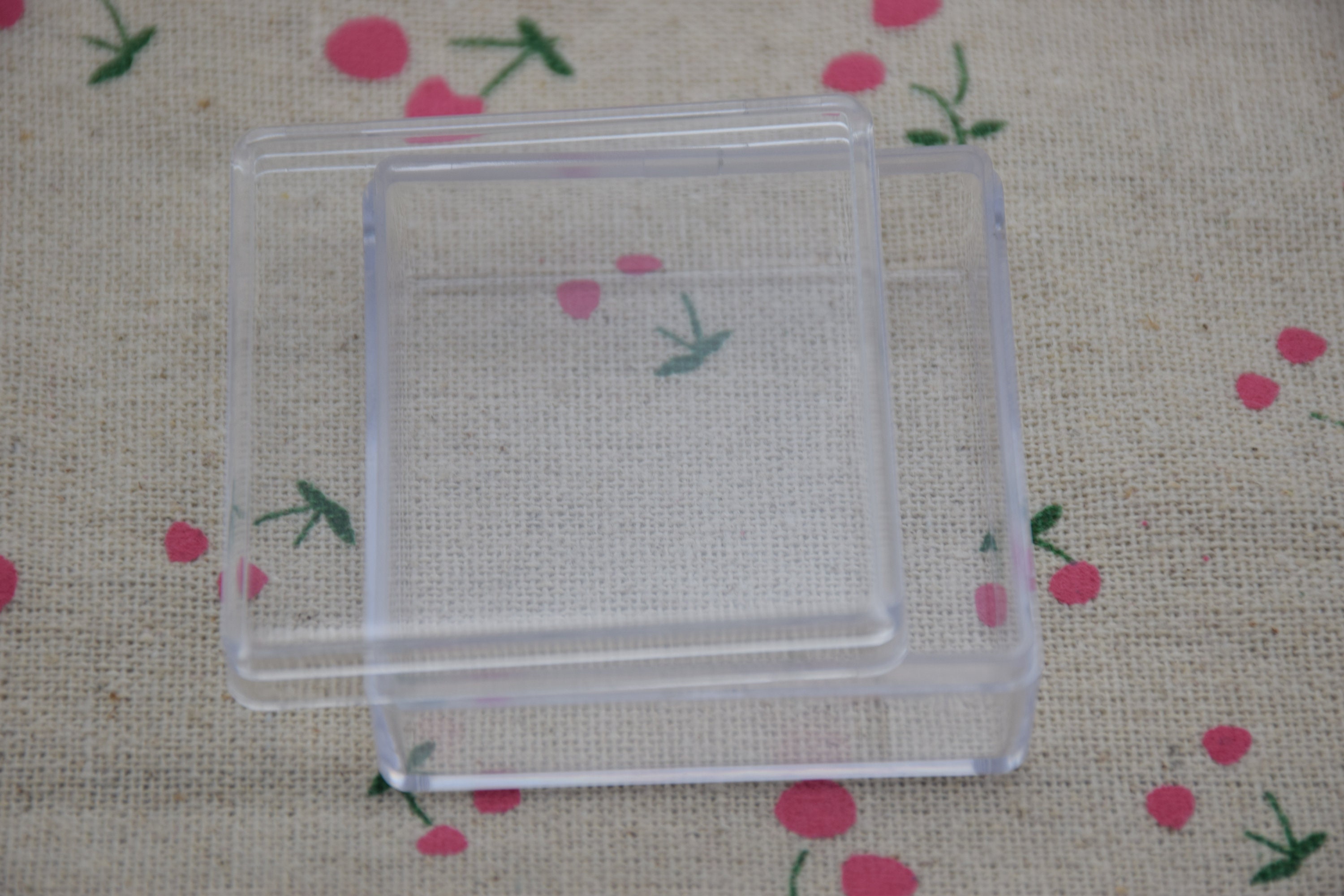 10 Square Clear Plastic Boxtransparent Acrylic Box With - Etsy