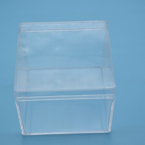 1 Square Clear Plastic Box,transparent Ps Box With Lid,clear Box ...