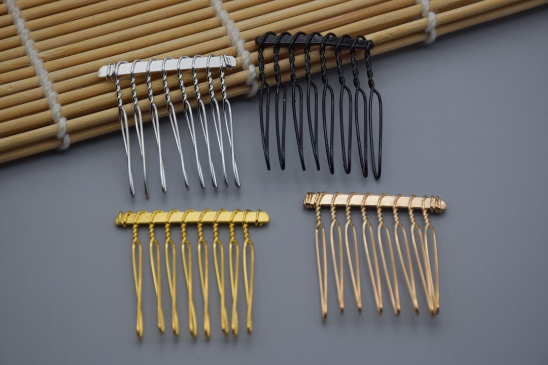 12pieces Metal Hair Combs,wire Combs,wedding Bridal Combs,hair ...