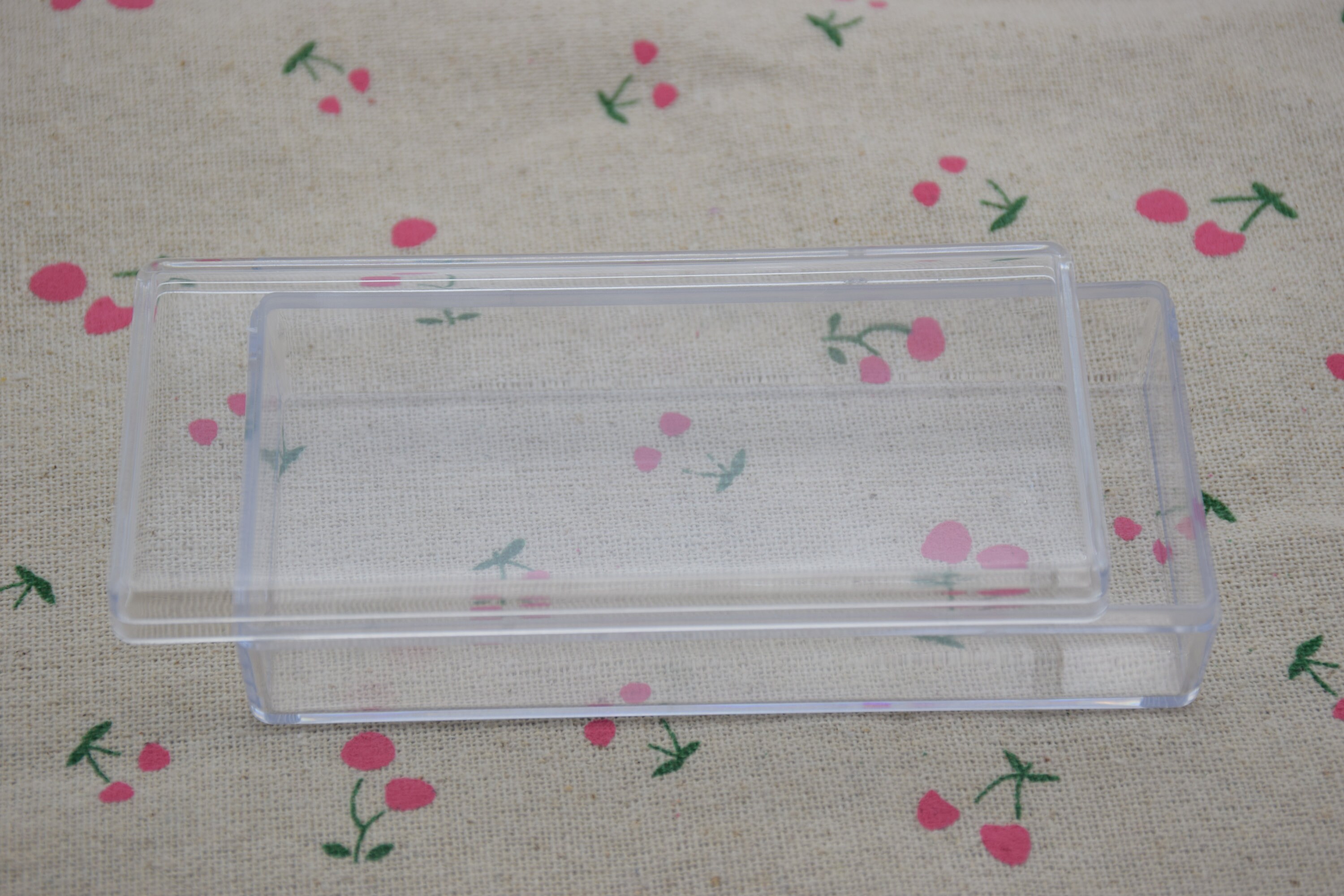 2 Rectangle Clear Plastic Box,transparent Ps Box With Lid,clear Box ...