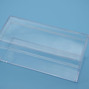 2 Rectangle Clear Plastic Box,transparent Ps Box With Lid,clear Box ...