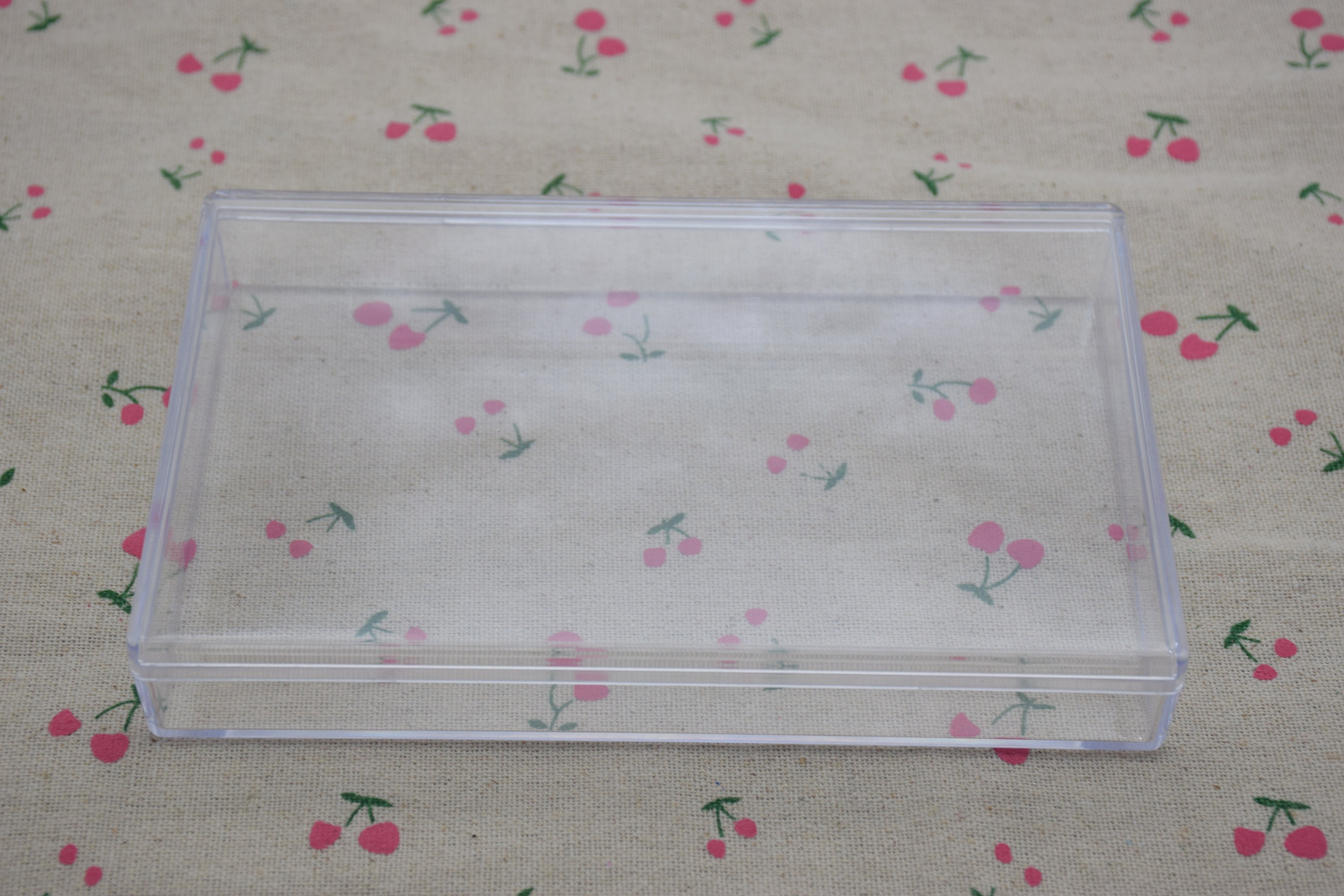 1 Rectangle Clear Plastic Boxtransparent Acrylic Box With - Etsy