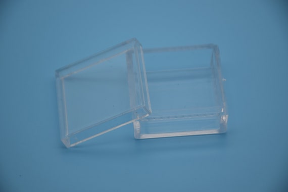 10 Square Clear Plastic Boxtransparent Acrylic Box With - Etsy