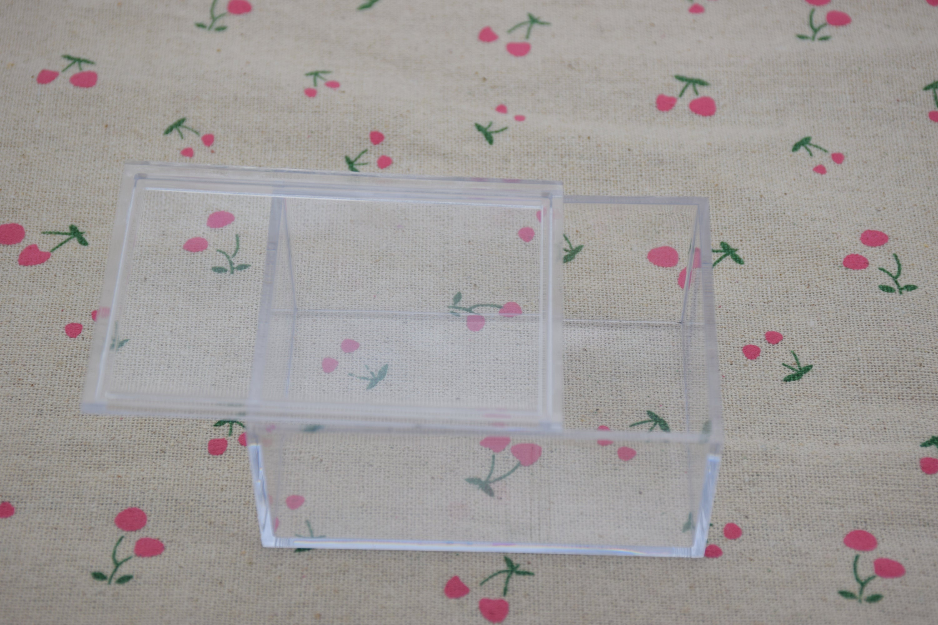 2 Rectangle Clear Plastic Boxtransparent Acrylic Box With - Etsy