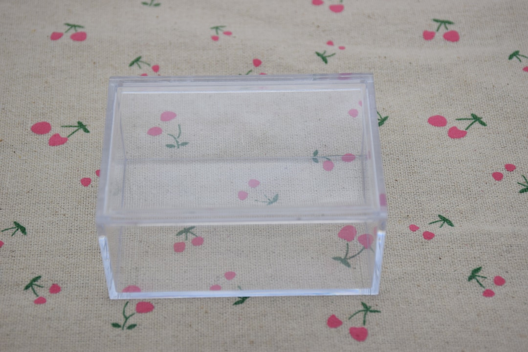 2 Rectangle Clear Plastic Box,transparent Ps Box With Lid,clear Box ...
