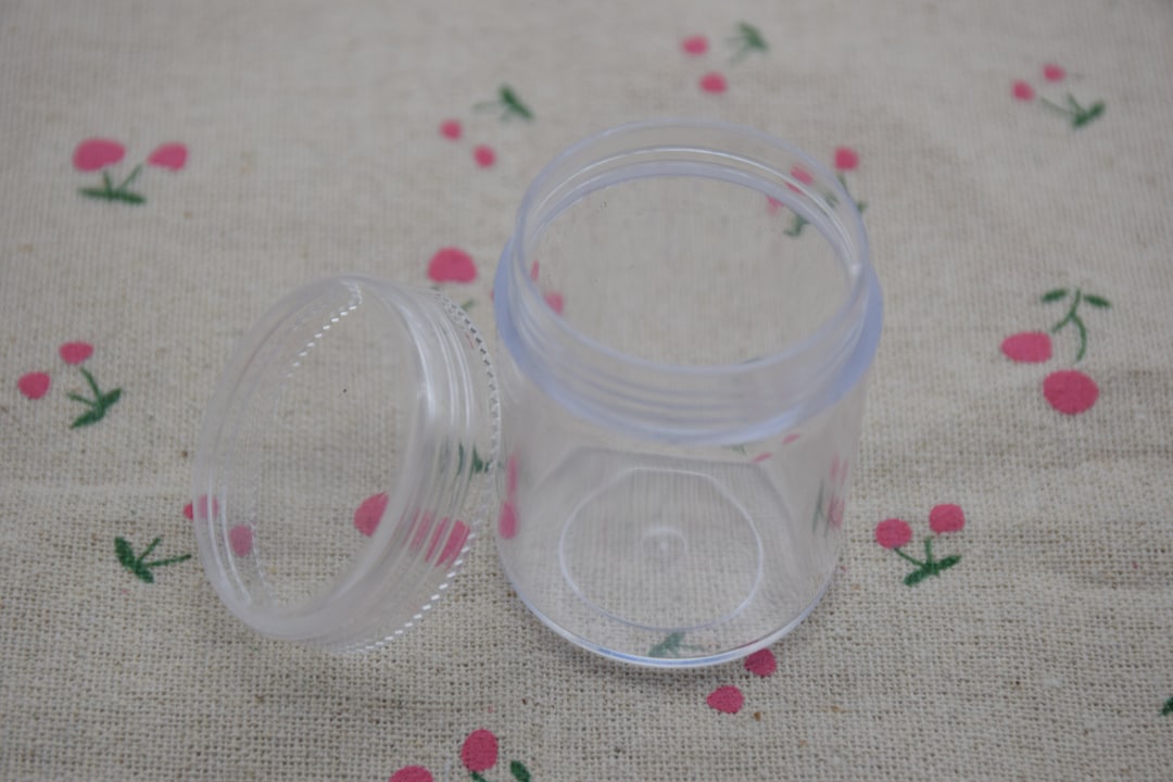 4 Round Clear Plastic Box,transparent Ps Box With Lid,clear Box ...