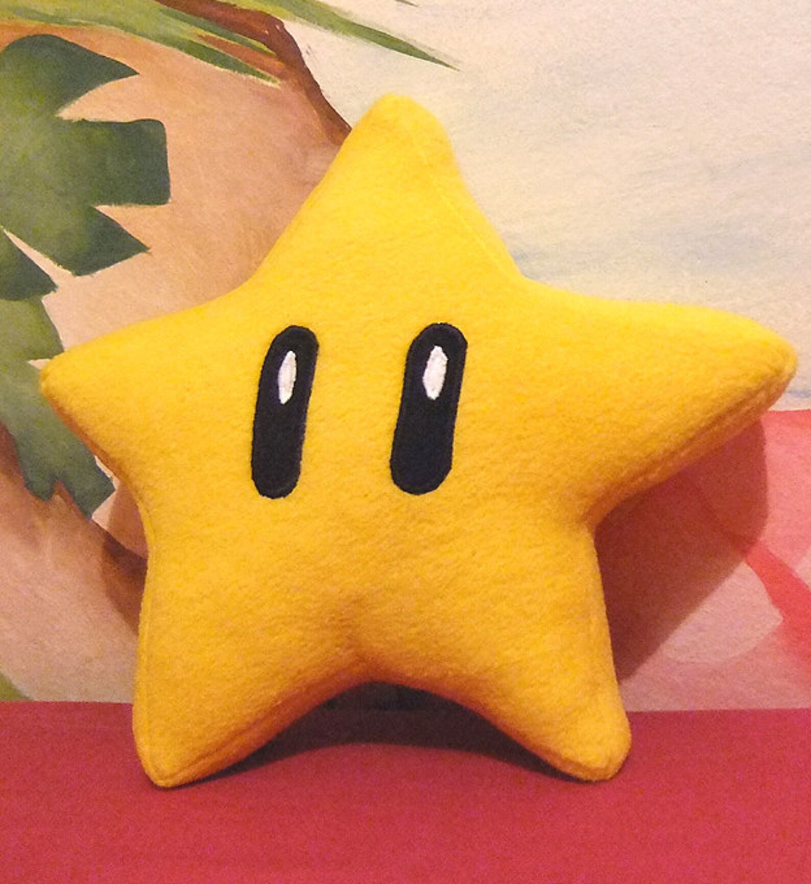 Mario Super Star Plush - Etsy