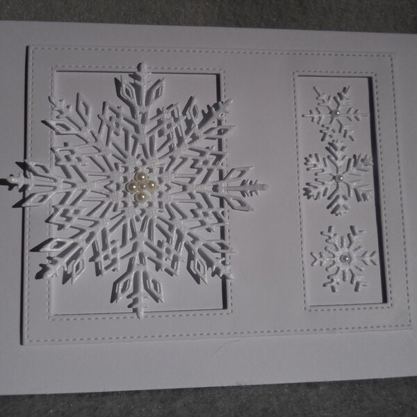 Snowflake Birthday Card - Etsy