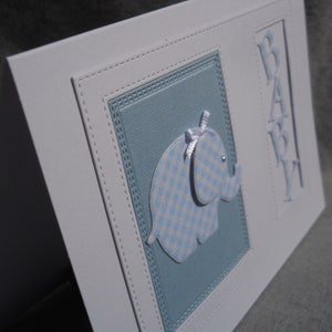 Baby Card, Baby Boy Card, Blue Baby Card,new Baby, Baby Boy Gift Card ...