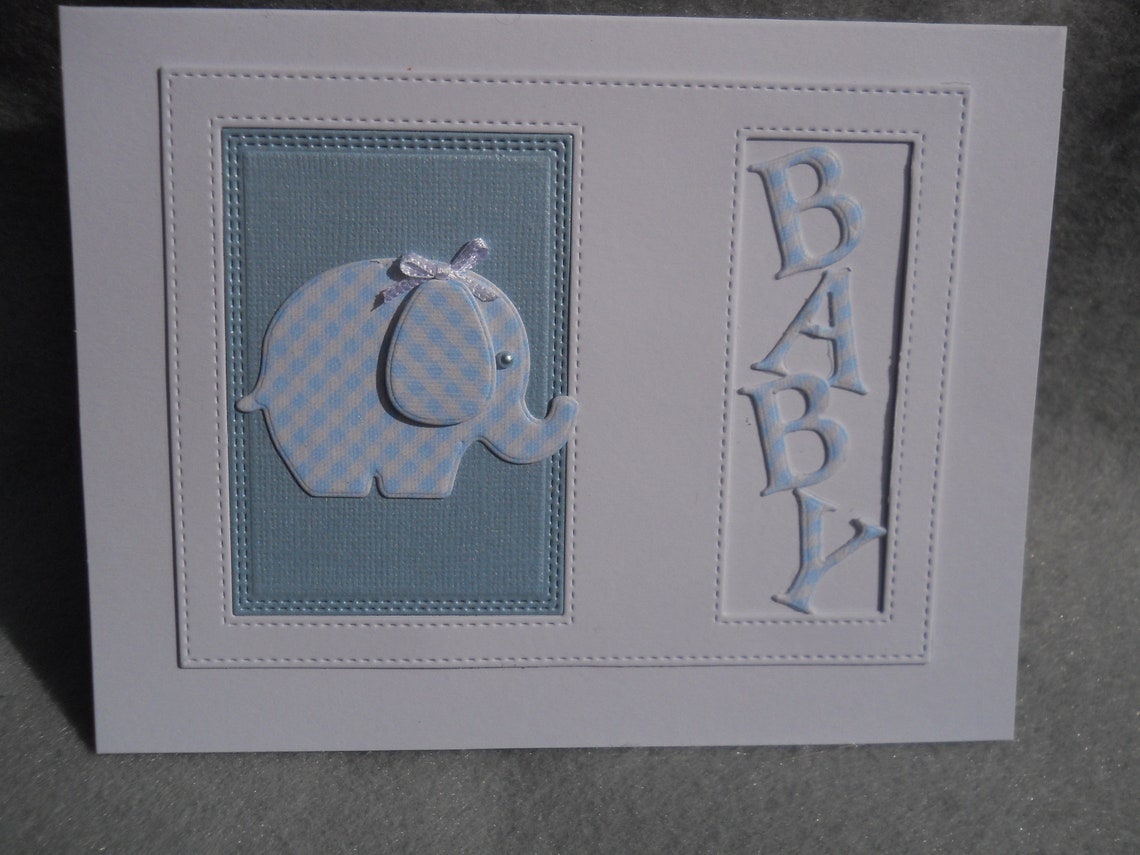 Baby Card Baby Boy Card Blue Baby Cardnew Baby Baby Boy - Etsy