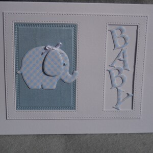 Baby Card, Baby Boy Card, Blue Baby Card,new Baby, Baby Boy Gift Card ...