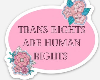 Trans Rights Sticker - Etsy