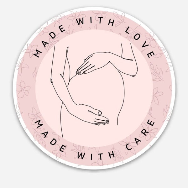 Pregnant Belly Sticker - Etsy