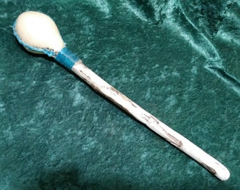 Ankh Isis Wings Egyptian Red Stag Deer Rawhide Ritual Rattle | Etsy