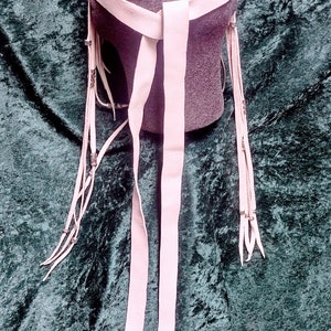 Custom Ritual Trance Mask, Deer Leather, Glass & Metal Beads, Norse ...