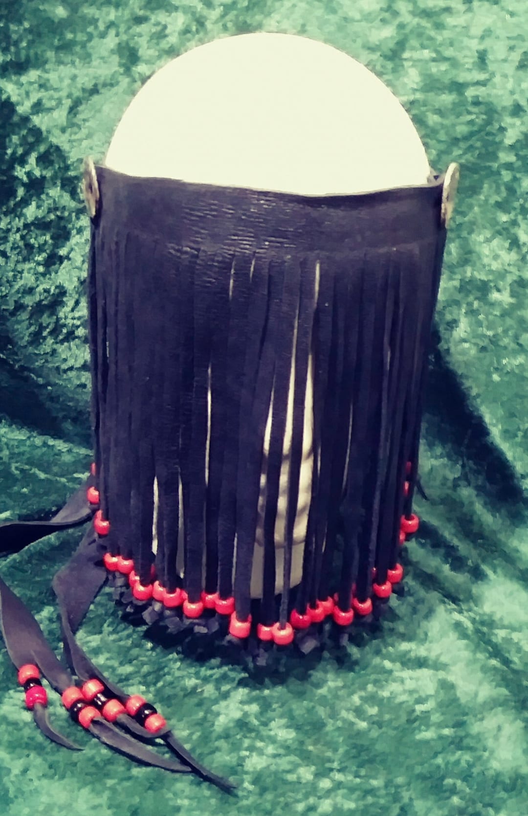 Custom Deluxe Shaman's Mask, Deer Leather With Choice of Glass Crow ...