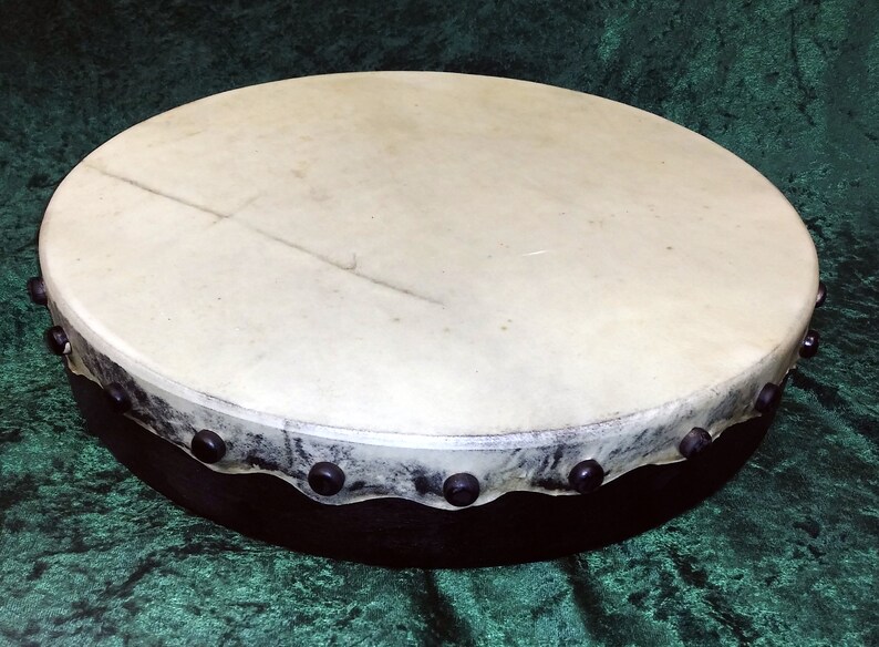 Kitty Cat European Style Pegged Rawhide Shaman Drum, Deer, Horse or ...