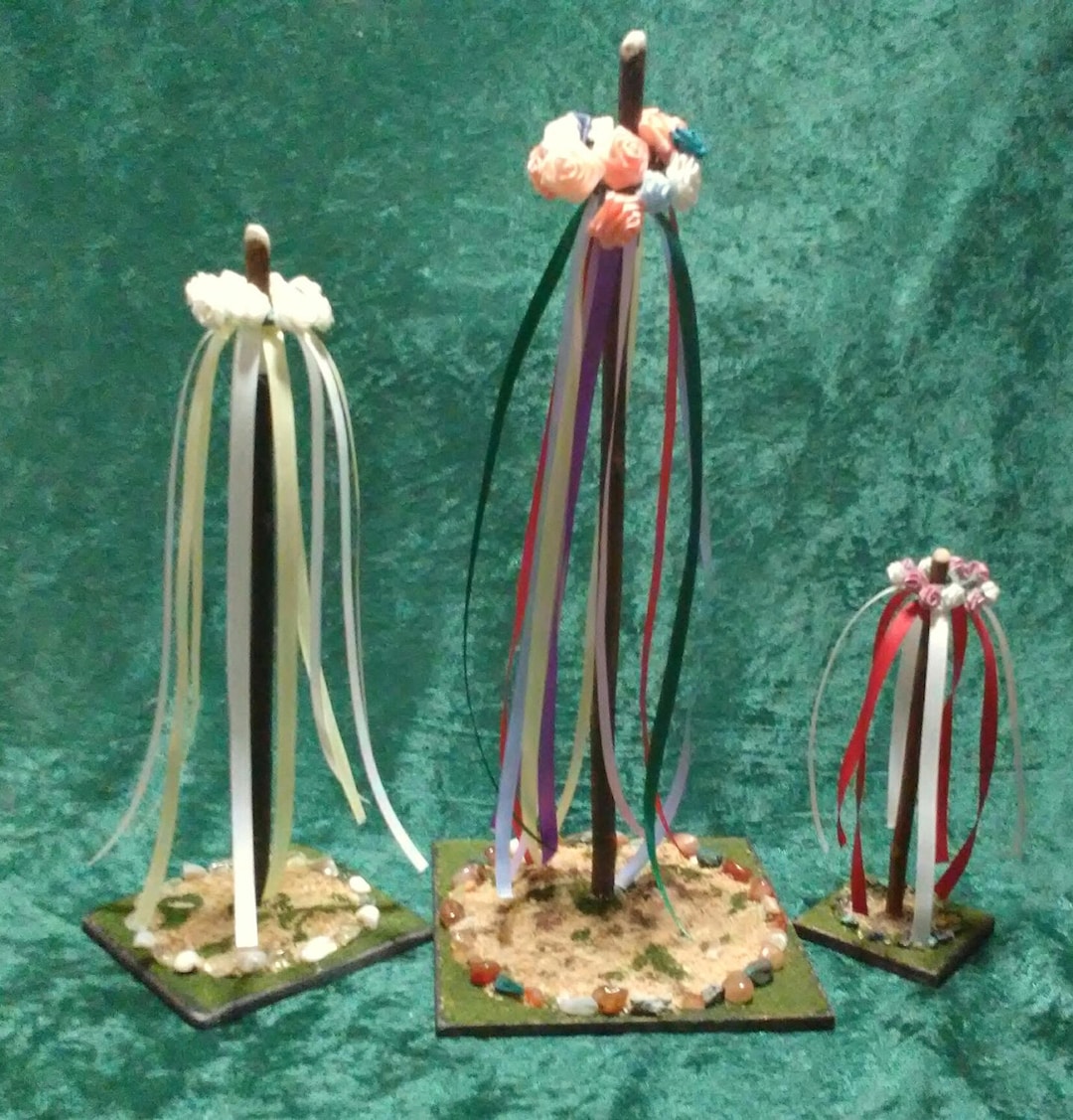 Custom Maypole May Pole, Beltaine Beltane May Day Altar Decor, Wedding ...