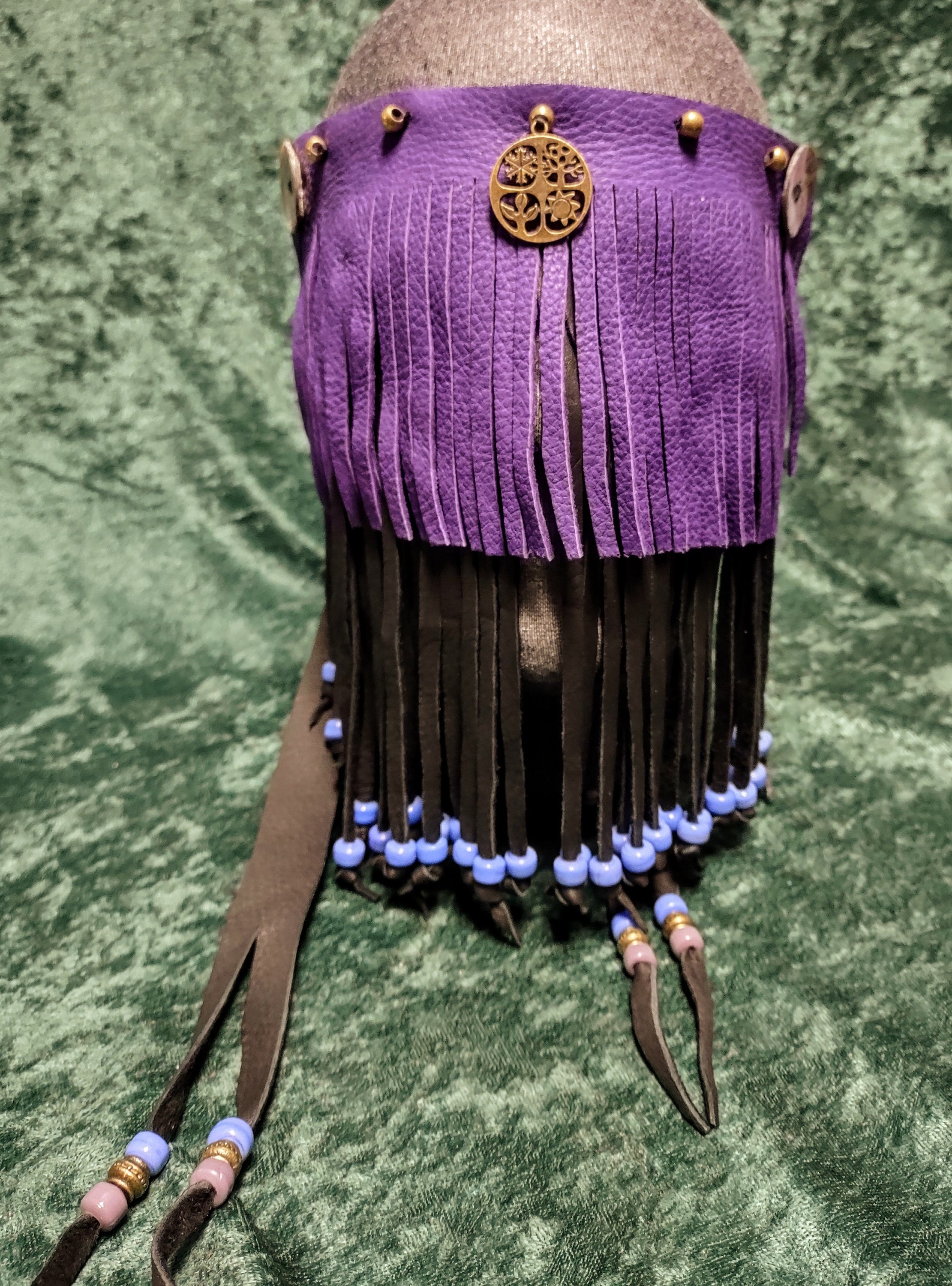 Custom Double Deluxe Shaman's Mask, Deer Leather With Choice of Glass ...