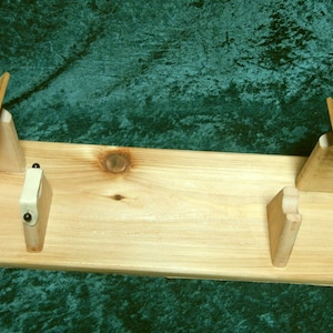 Frame Drum Display W/ Beater/rattle Stand, Alder and Cedar, Hand Cut ...