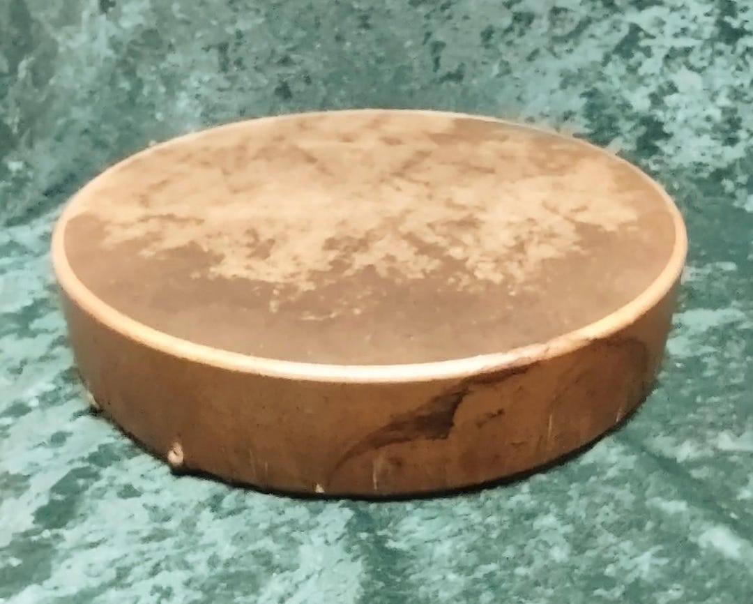 15" Buffalo Spirit Rawhide Drum on Maple Hoop With Beater & Suede ...