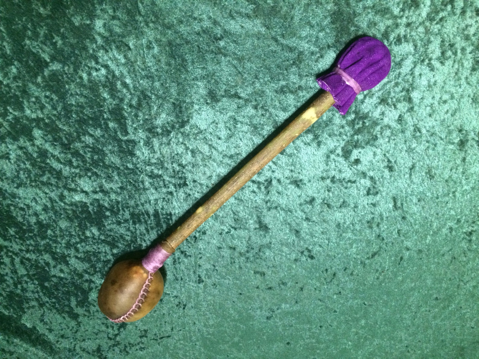 Rawhide Rattle / Drum Beater Combo With Small Medium or Large | Etsy