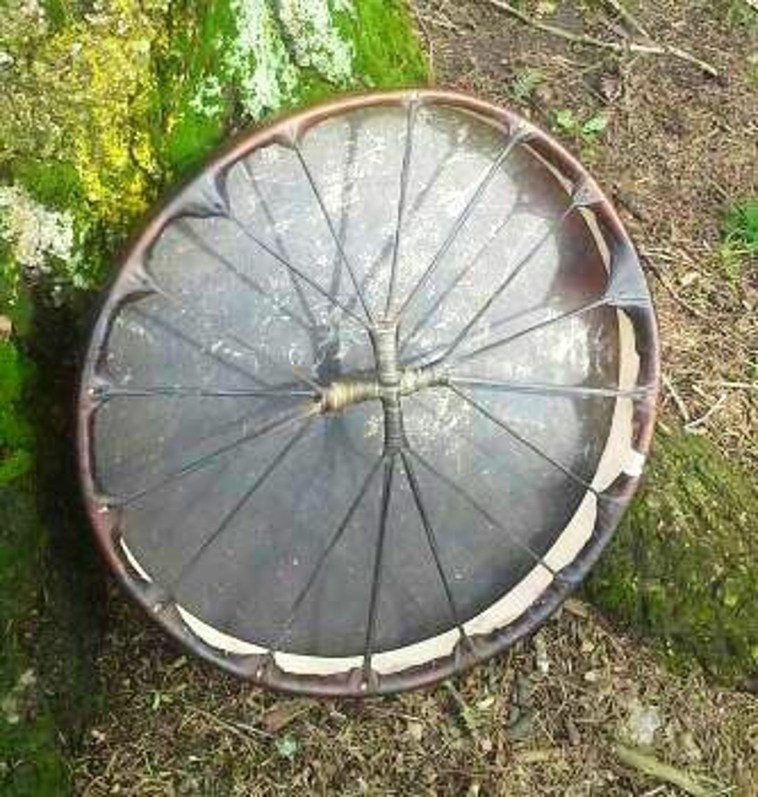 Buffalo 20 Spirit Drum, Bison Rawhide on Maple or Cedar Hoop With ...